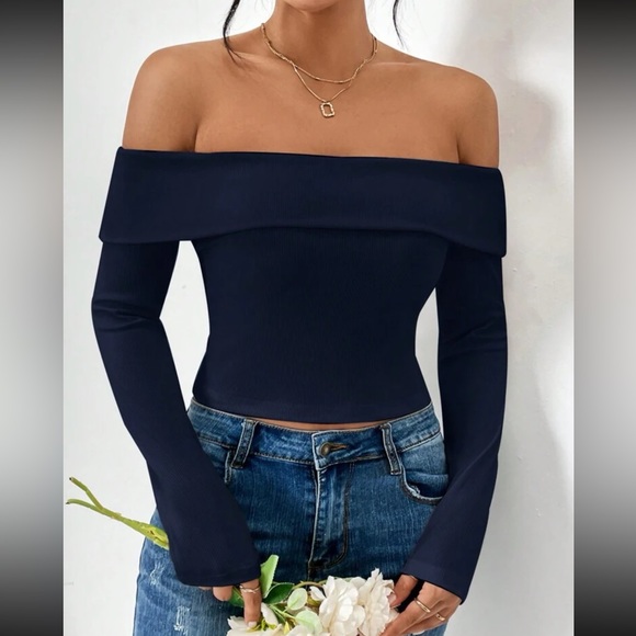 Tops | Boho Off Shoulder Fitted Top | Poshmark